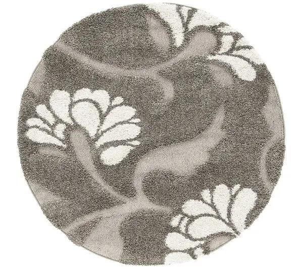 SAFAVIEH Florida Blossom 5' X 5' Round Shag