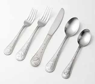 Cambridge Silversmith Cambridge 18/0 Stainless Steel Marine Life 20pc Flatware Set - Silver ...