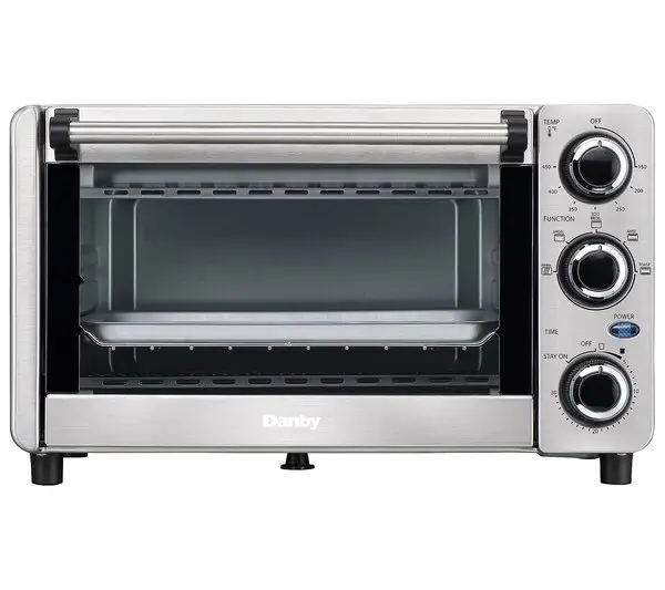 DANBY 0.4 Cu Ft 12l 4-slice Countertop Toaster Oven