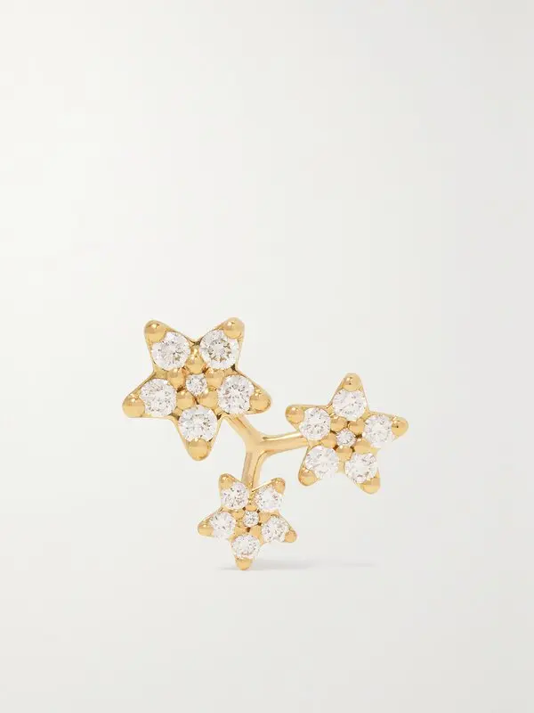 OLE LYNGGAARD COPENHAGEN Shooting Stars 18-karat Diamond Earring