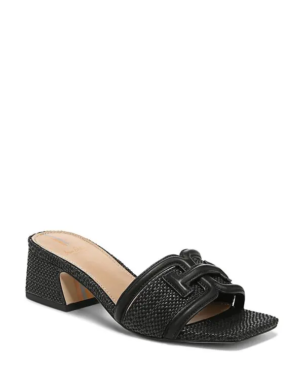 Sam Edelman Waylon Square Toe Sandals - Black
