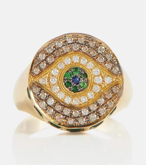 Ileana Makri Dawn Candy 18kt Gold Gemstone Ring