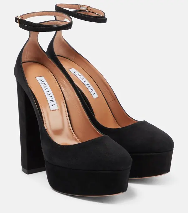 AQUAZZURA Blake Platform Pumps