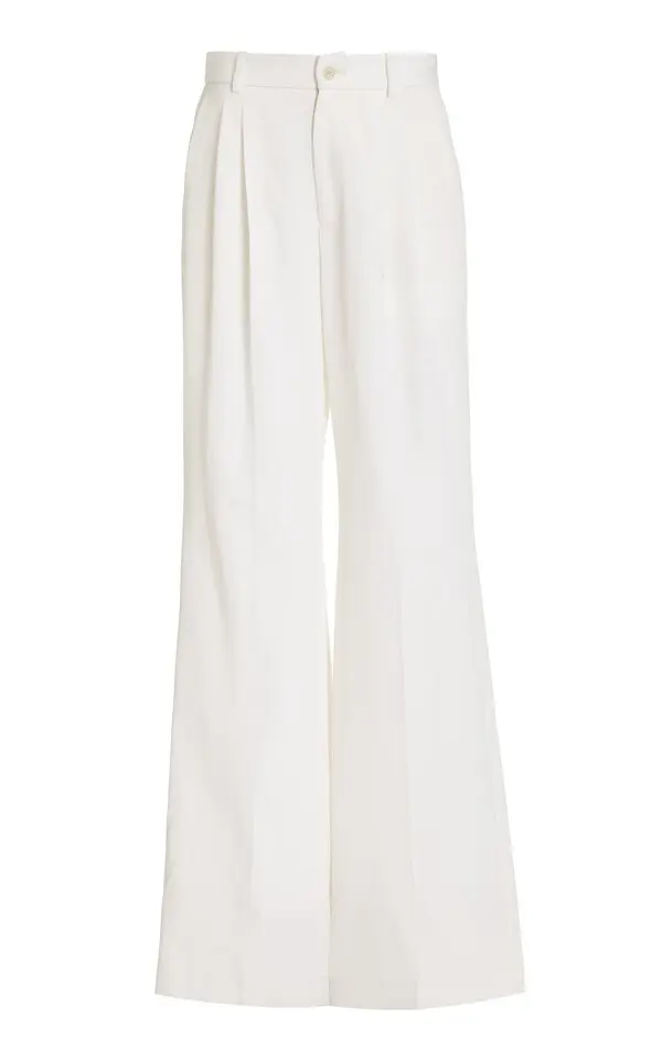 NILI LOTAN Flavie Mid-rise Virgin Wool Pants