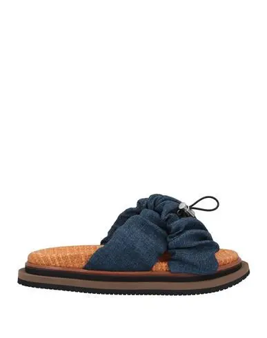 Hogan Sandals With Gathered Detail - Blue