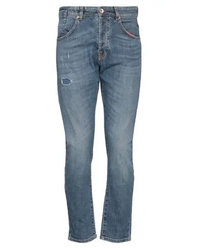 BERNA Jeans With Leather Trim