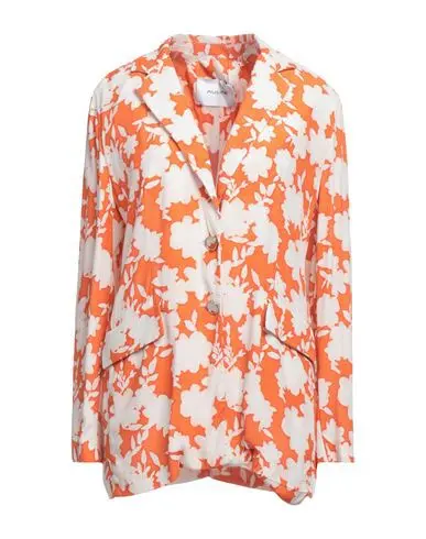AGLINI Floral Print Single-breasted Blazer