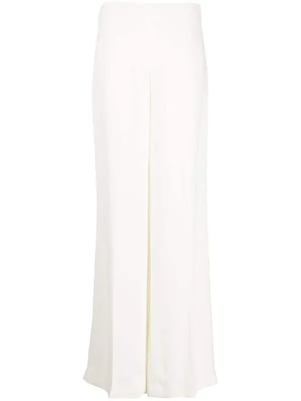 Stella McCartney High-waisted Flared Trousers - White