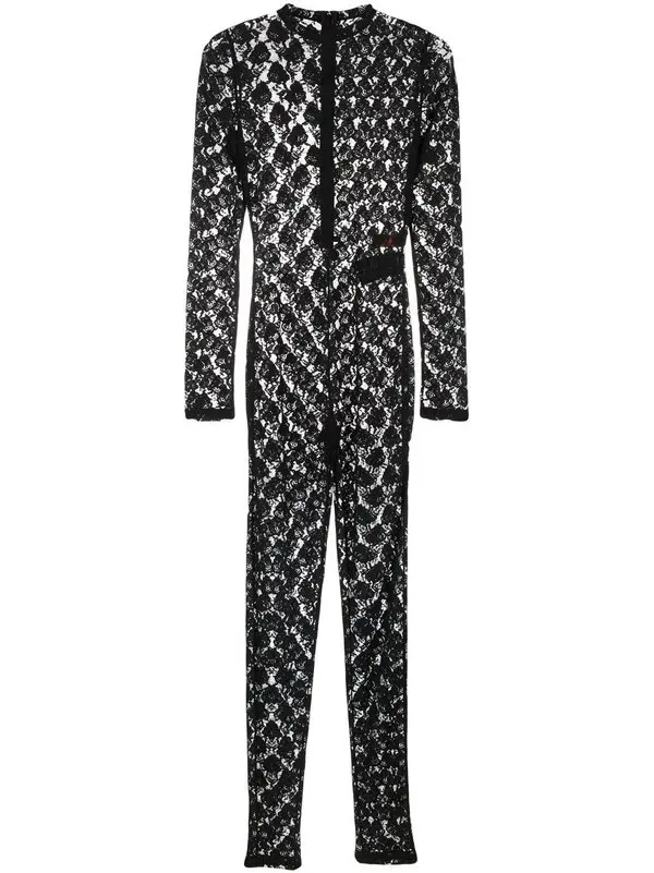 Heron Preston Lace-detailed Jumpsuit