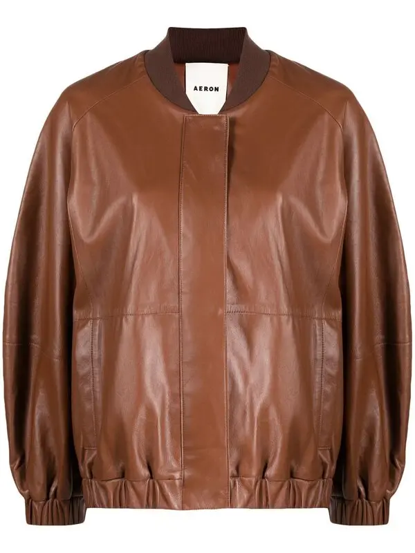 AERON Bloom Lambskin Bomber Jacket