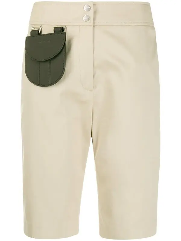 Palm Angels Contrasting Pocket Knee-length Shorts