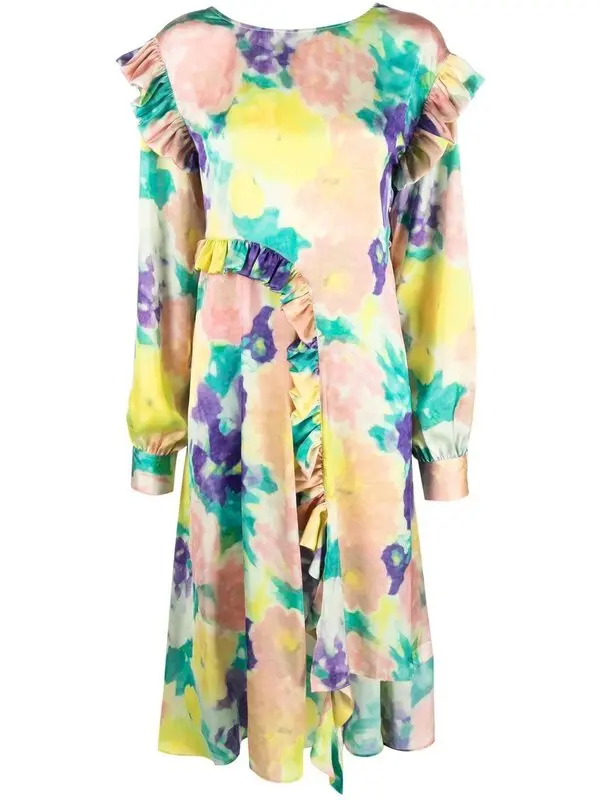 Remain Birger Christensen Floral-print Maxi Dress