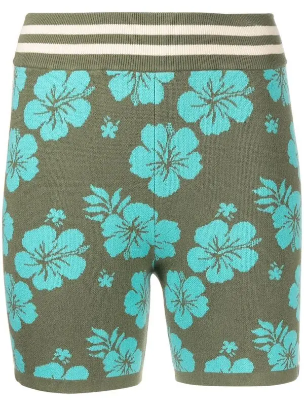 The Upside Aloha Knit Spin Shorts
