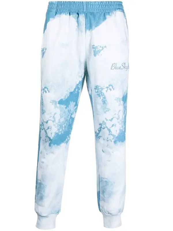 BLUE SKY INN Tie-dye Print Track Pants