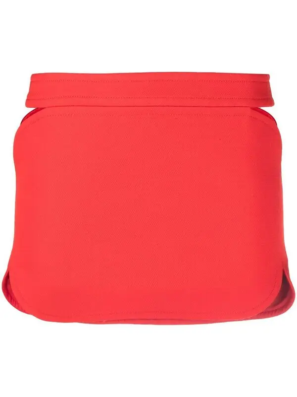 COURREGES Cut-out Detail Mini Skirt