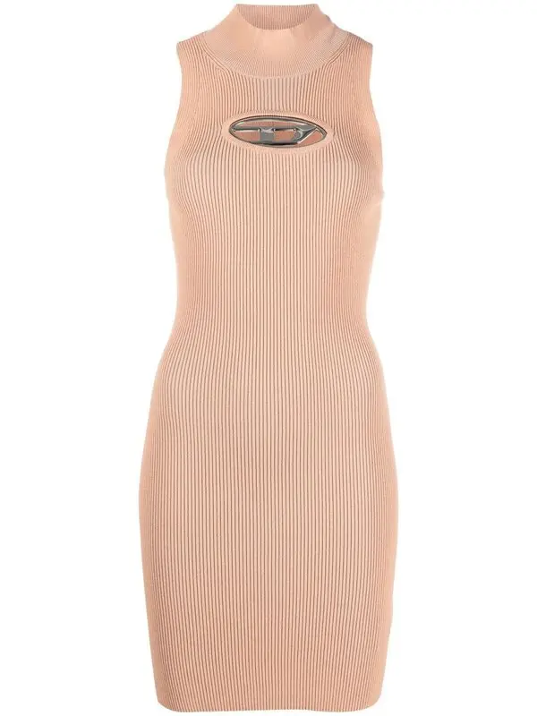 Diesel M-onerva Mini Dress - Neutrals