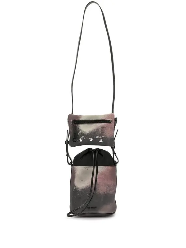 Off-White Camouflage-print Double Pouch Bag