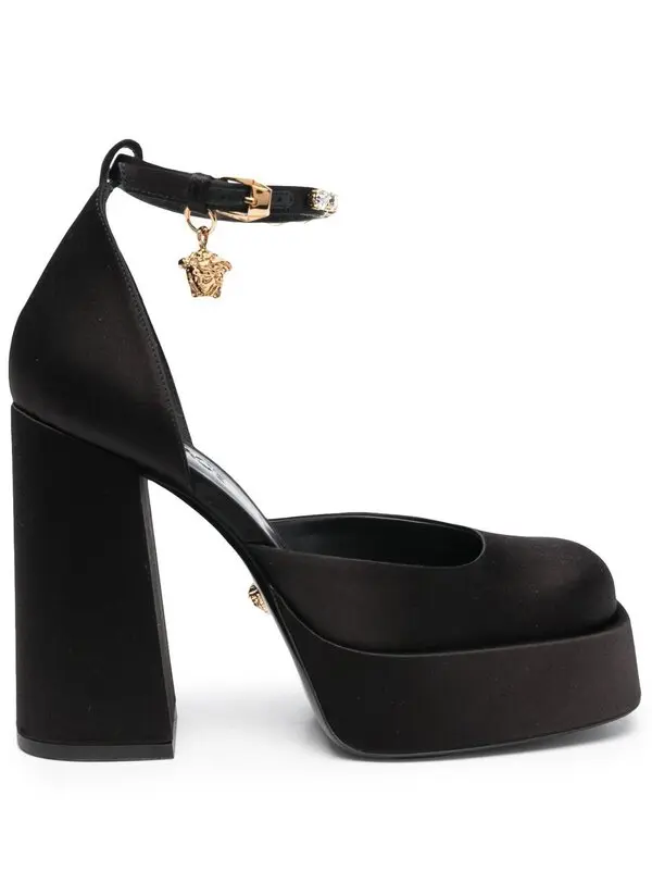 Versace Aevitas 120mm Single-platform Pumps - Black