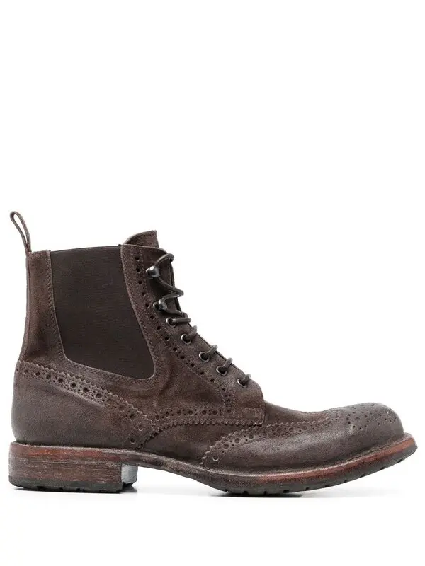 Moma Perforated Ankle Boots