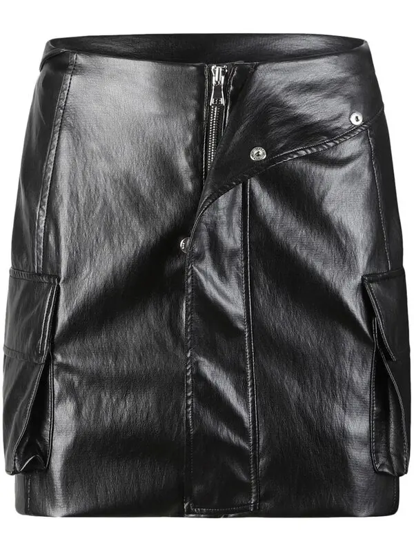 RtA Alana Cargo Mini Skirt - Black