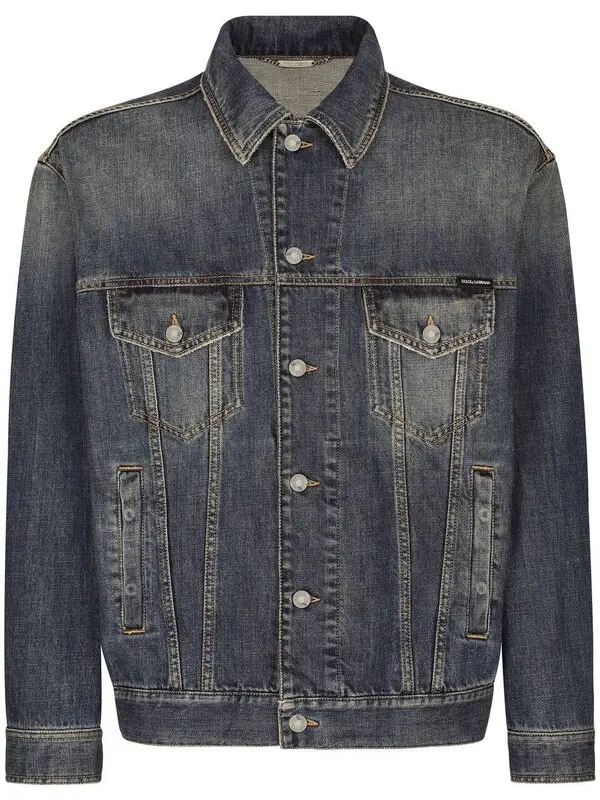 Dolce & Gabbana Distressed Denim Jacket