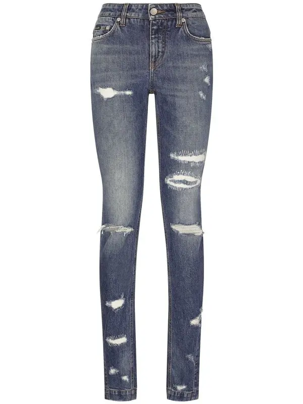 Dolce & Gabbana Distressed Skinny Jeans