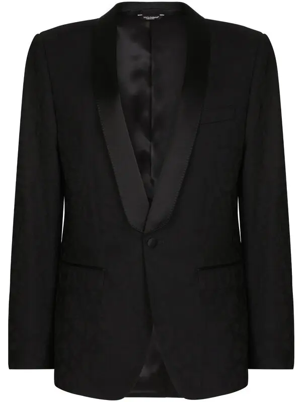 Dolce & Gabbana Leopard-print Single-breasted Jacket