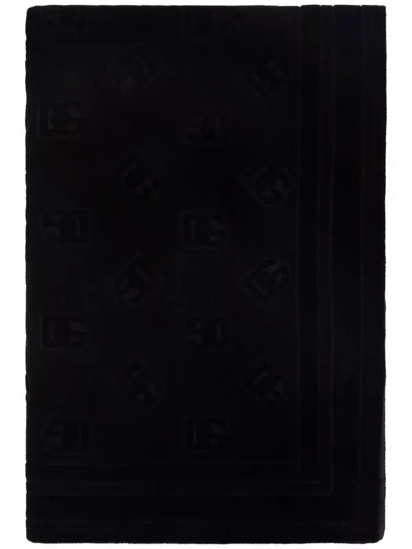 Dolce & Gabbana Monogram Jacquard Beach Towel