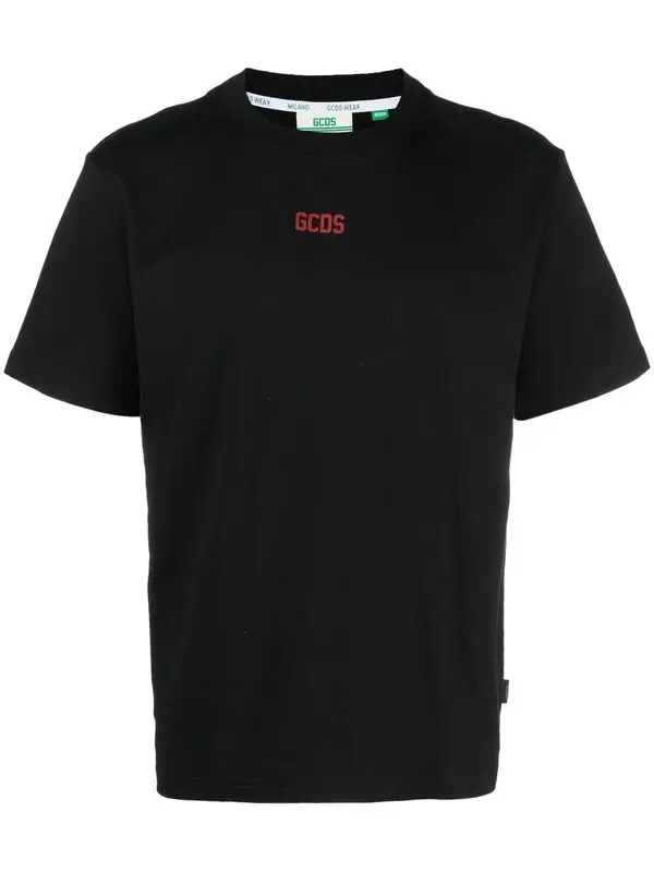 Gcds Logo-print Crew-neck T-shirt - Black