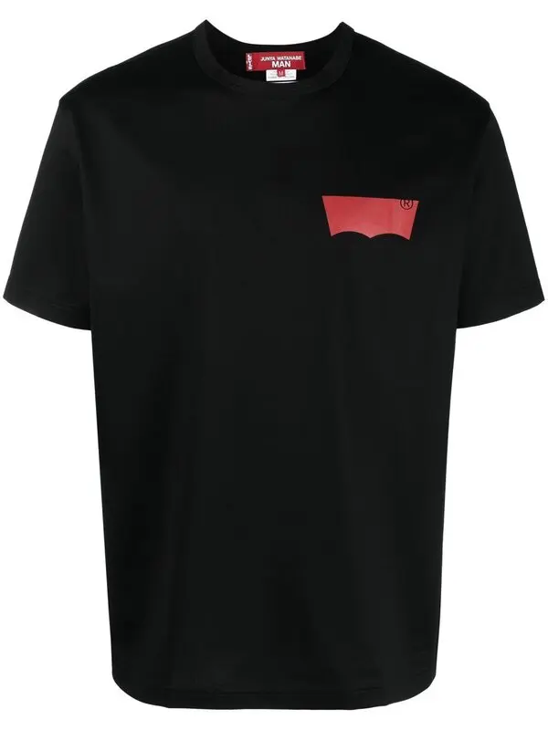 Junya Watanabe X Levi's Logo-print T-shirt - Black