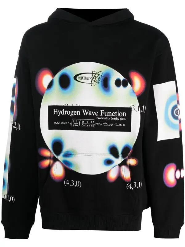 MSFTS Graphic-printed Cotton Hoodie