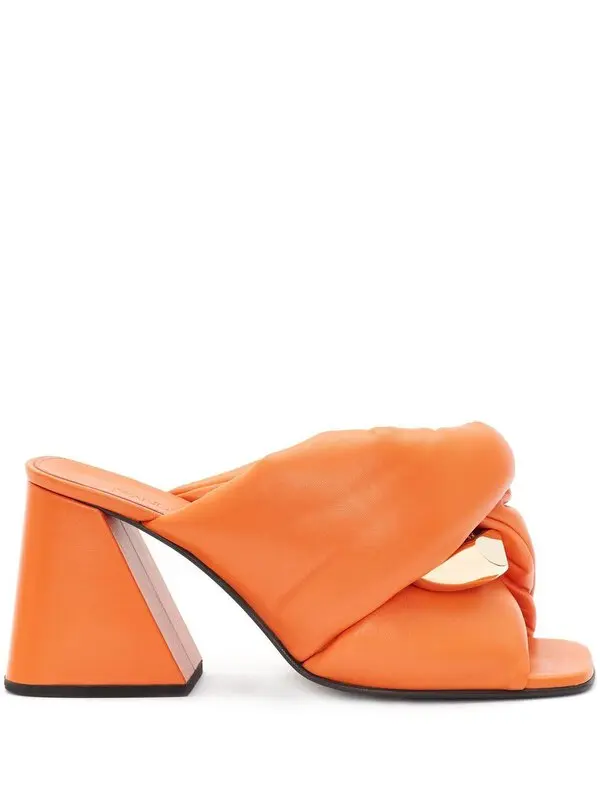 JW Anderson Chain Twist Leather Sandals