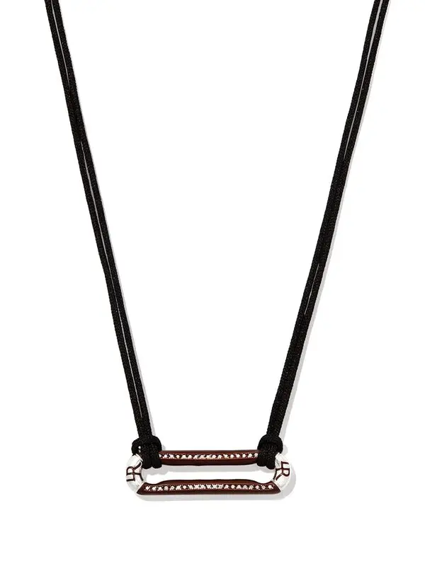 Lauren Rubinski Diamond Cord Necklace
