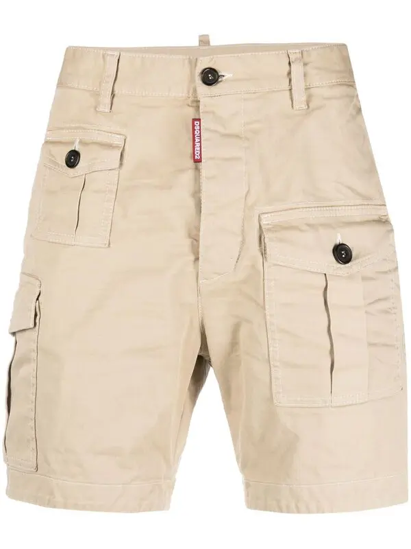 Dsquared2 Cargo Shorts - Neutrals