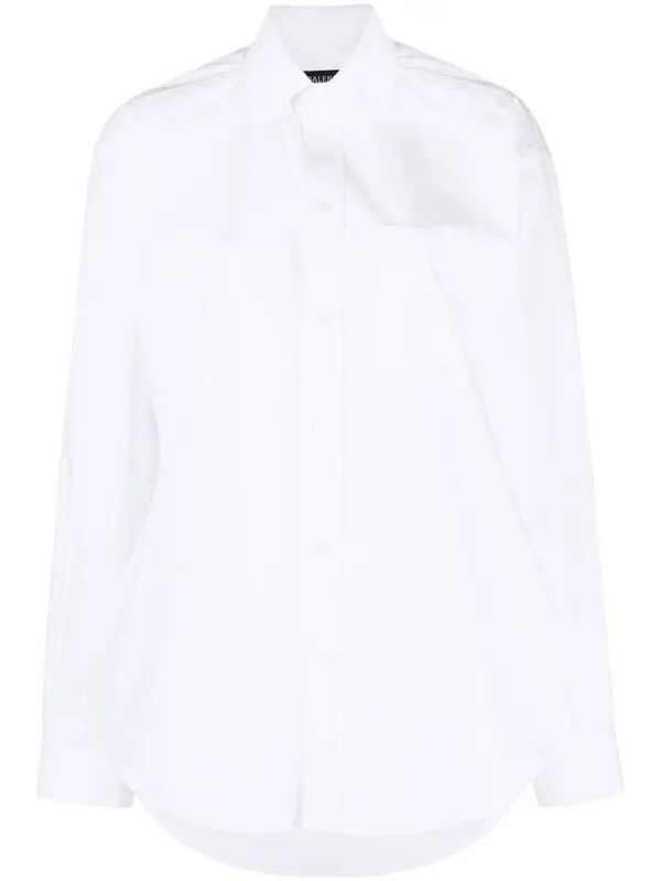 Balenciaga Hourglass-shape Long-sleeve Shirt