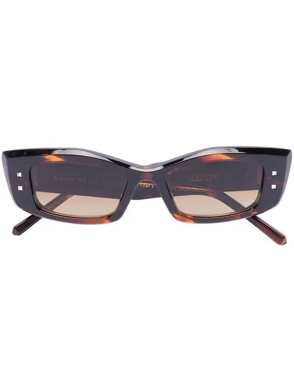 VALENTINO GARAVANI EYEWEAR Rectangle Frame Sunglasses