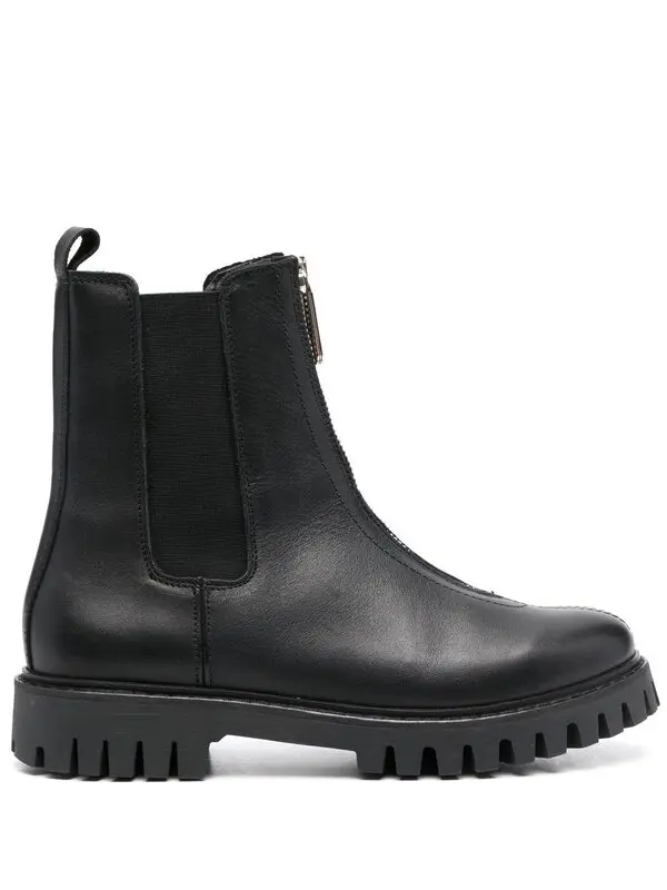 Tommy Hilfiger Front Zip Ankle Boots