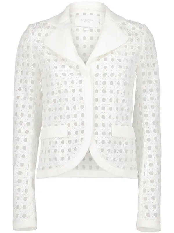 Giambattista Valli Open-knit Blazer