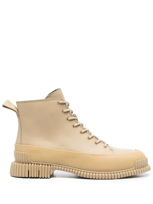 Camper Pix Lace-up Ankle Boots - Neutrals