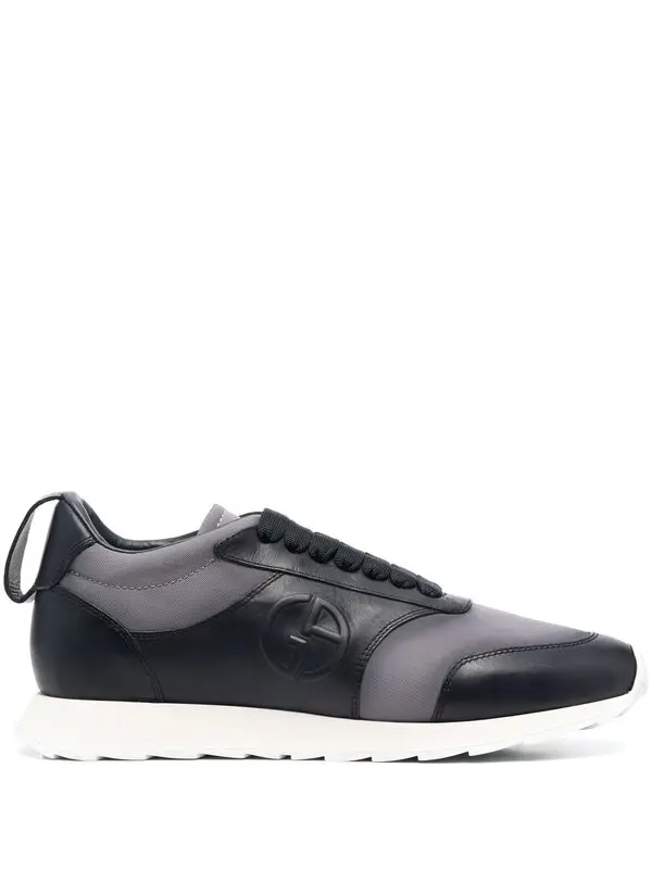 Giorgio Armani Panelled Low-top Sneakers