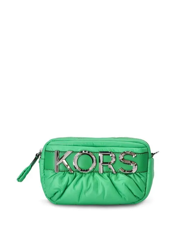 Michael Kors Logo-plaque Crossbody Bag - Green