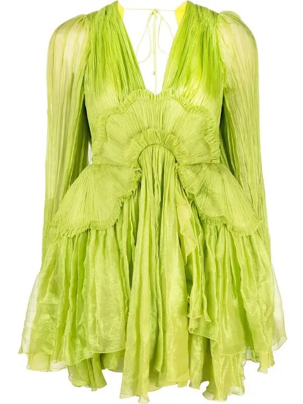 MARIA LUCIA HOHAN Alara Ruffled Mini Dress