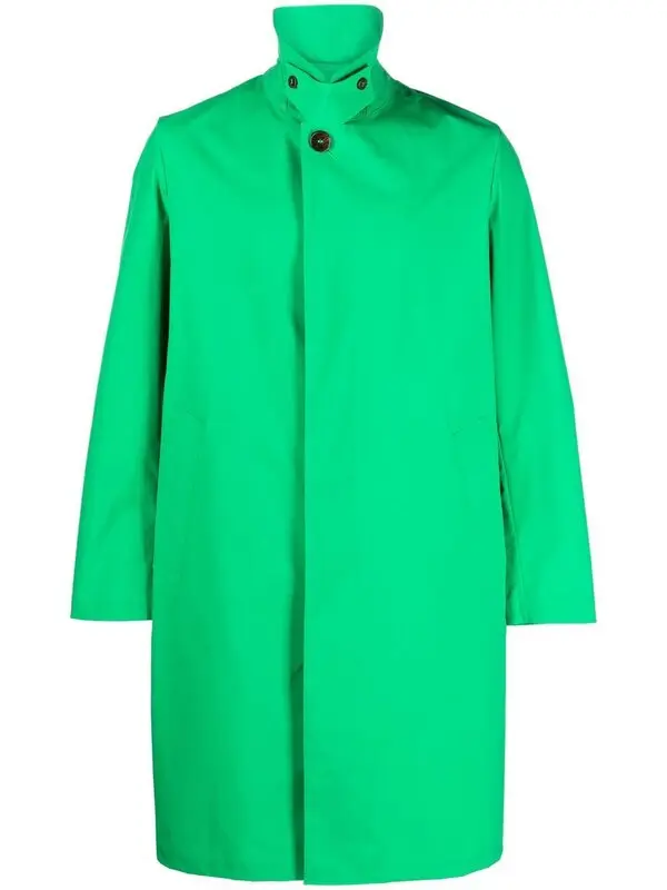 Mackintosh Single-breasted Midi Coat