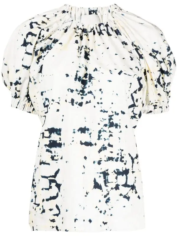 3.1 Phillip Lim Kaleidoscope Puff-sleeve Blouse