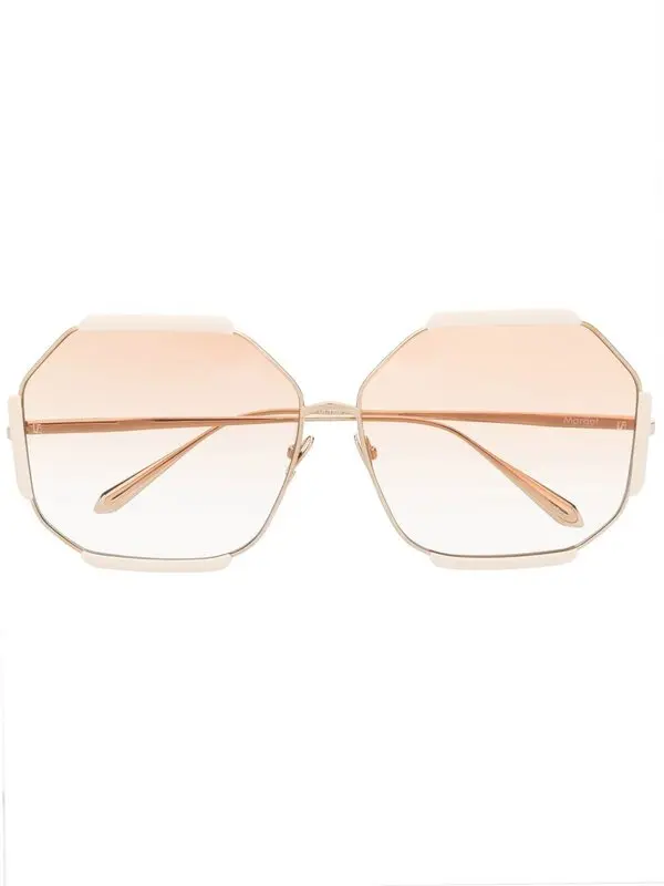 Linda Farrow Margot Oversize-frame Sunglasses