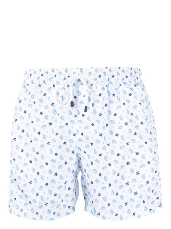 Fedeli Starfish Print Swim Trunks