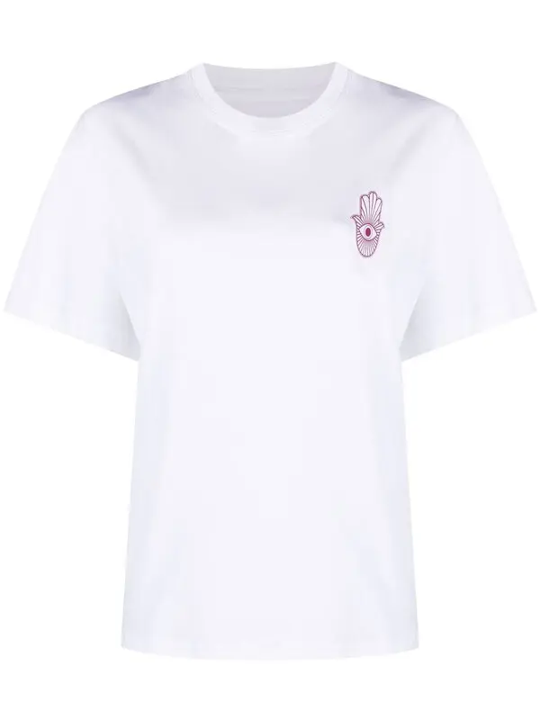 STAND STUDIO Motif-print Short-sleeve T-shirt - White