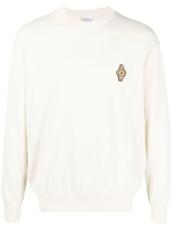 COUNTY OF MILAN Marcelo Burlon Sunset Cross Crewneck Jumper
