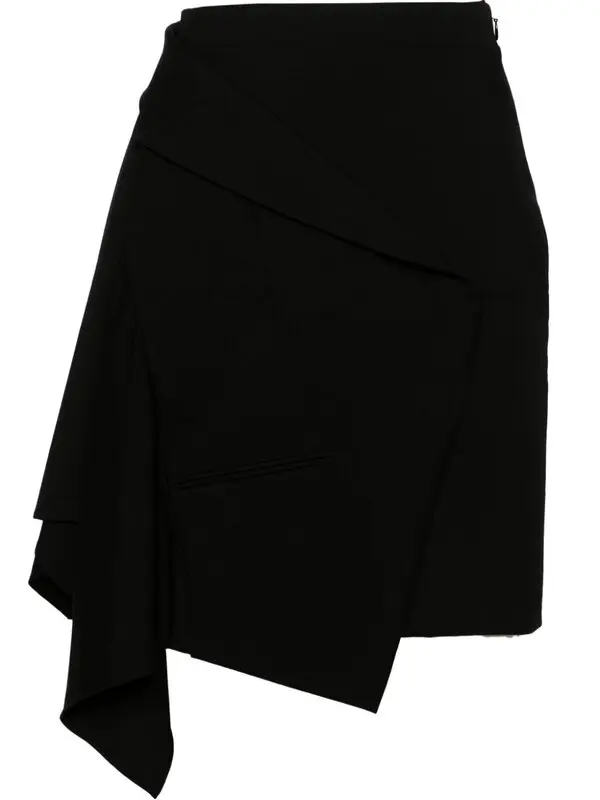 Alexander McQueen Asymmetric Mini Skirt