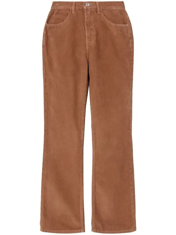 RE/DONE 70s Flared Corduroy Trousers - Brown